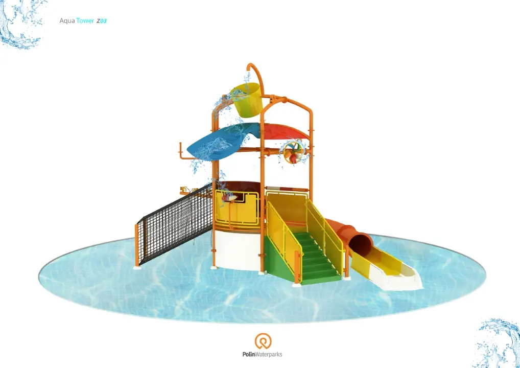 Z03A Water Play Structure | Eleven Ltd.