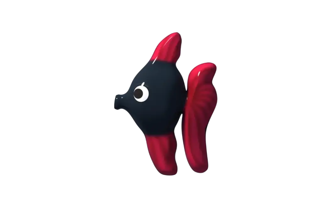 Fish 4 Wall-Mounted Waterspout | Eleven Ltd.